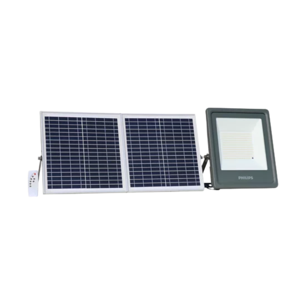 PROYECTOR LED C/PANEL SOLAR Y CONTROL REMOTO - 30W | ElectroAlem