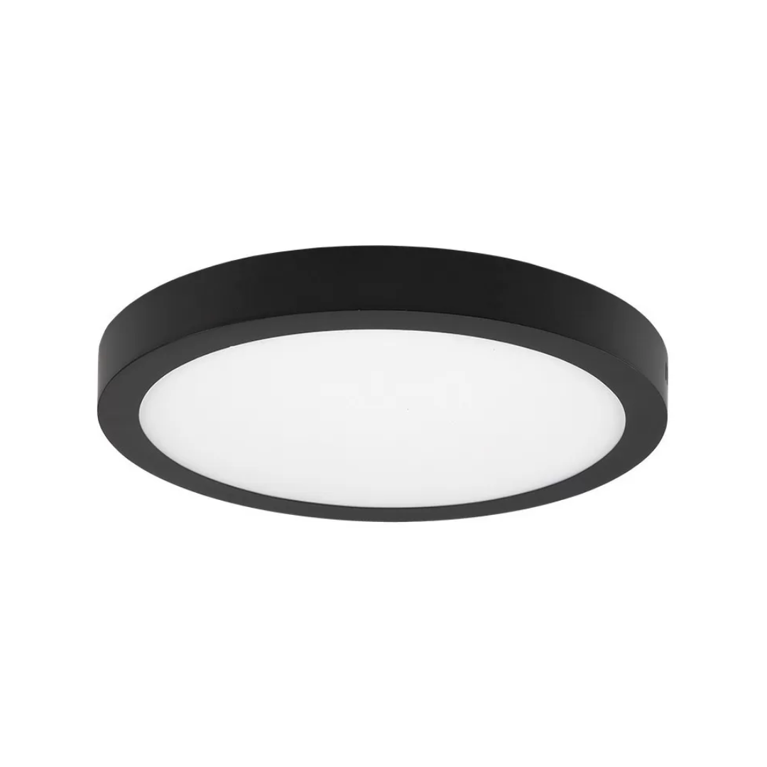 PLAFON LED REDONDO - NEGRO | ElectroAlem