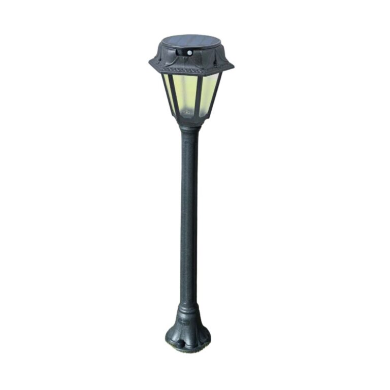 FAROLA SOLAR ROSETTA 2W 960MM NEGRO | ElectroAlem